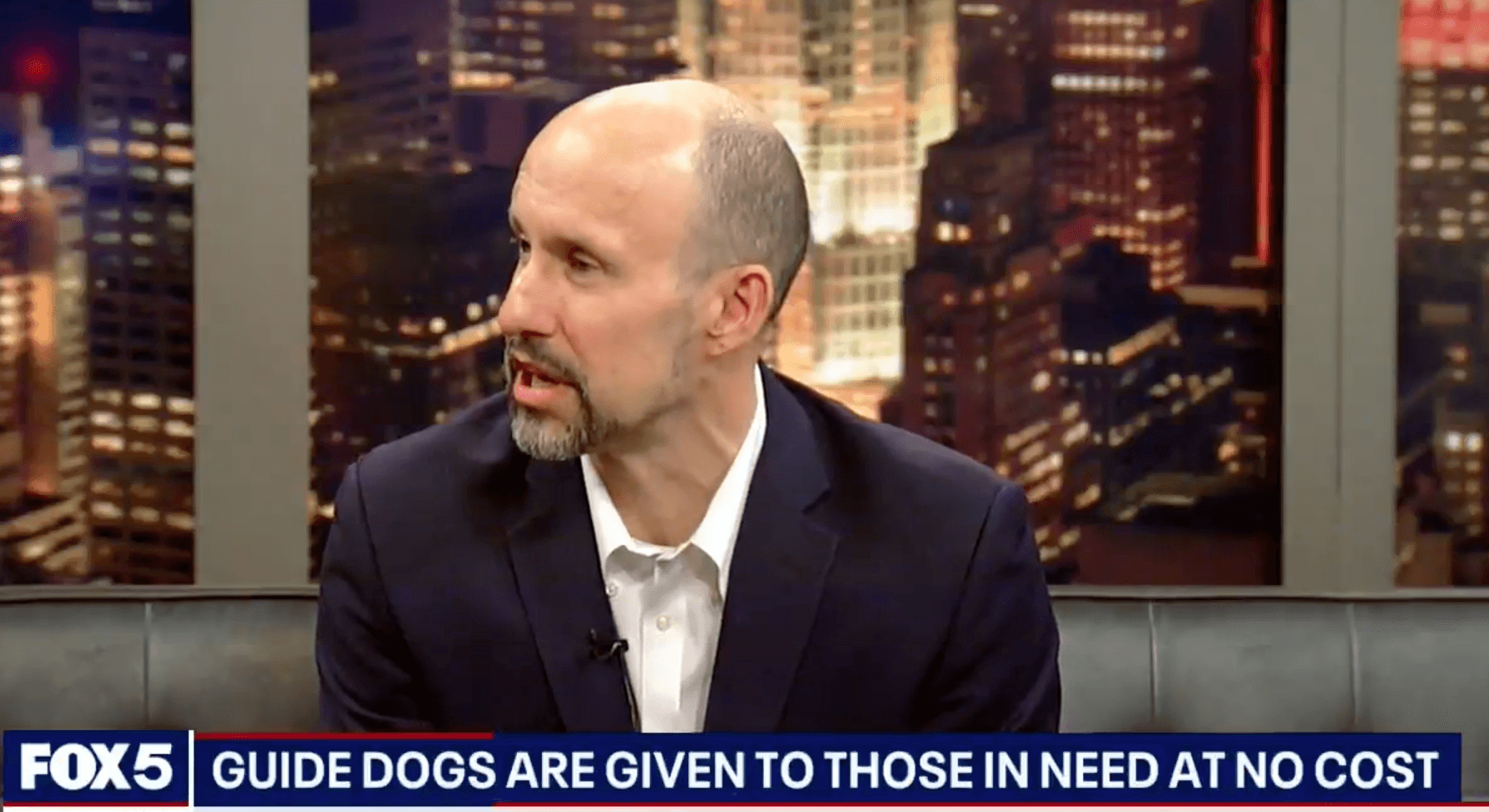 In-Studio with Fox5 on Giving Tuesday - Guiding Eyes for the Blind